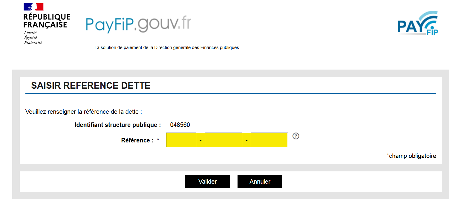 Paiement en ligne avec PayFiP - CCVG